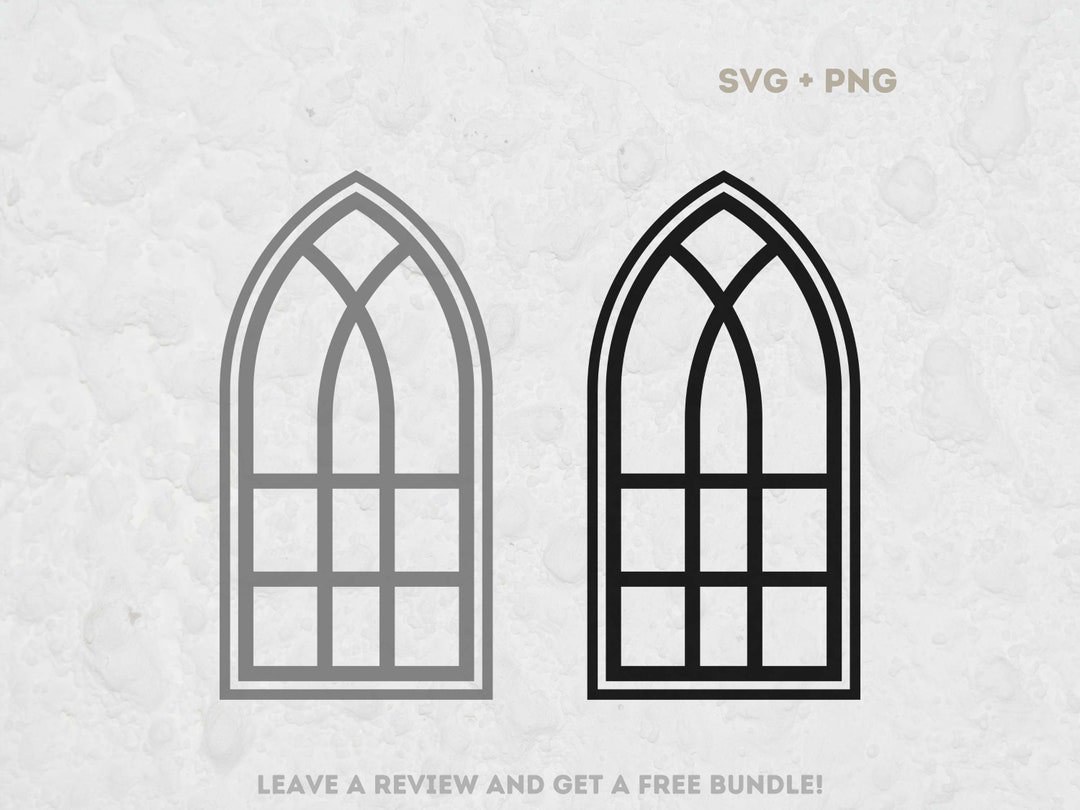 Gothic Window Svg, SVG Files for Cricut, Window Clipart Image, Gothic ...