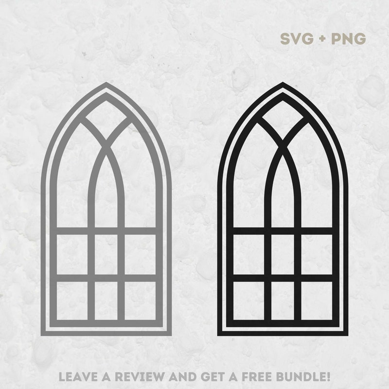 Gothic Window Svg - Etsy