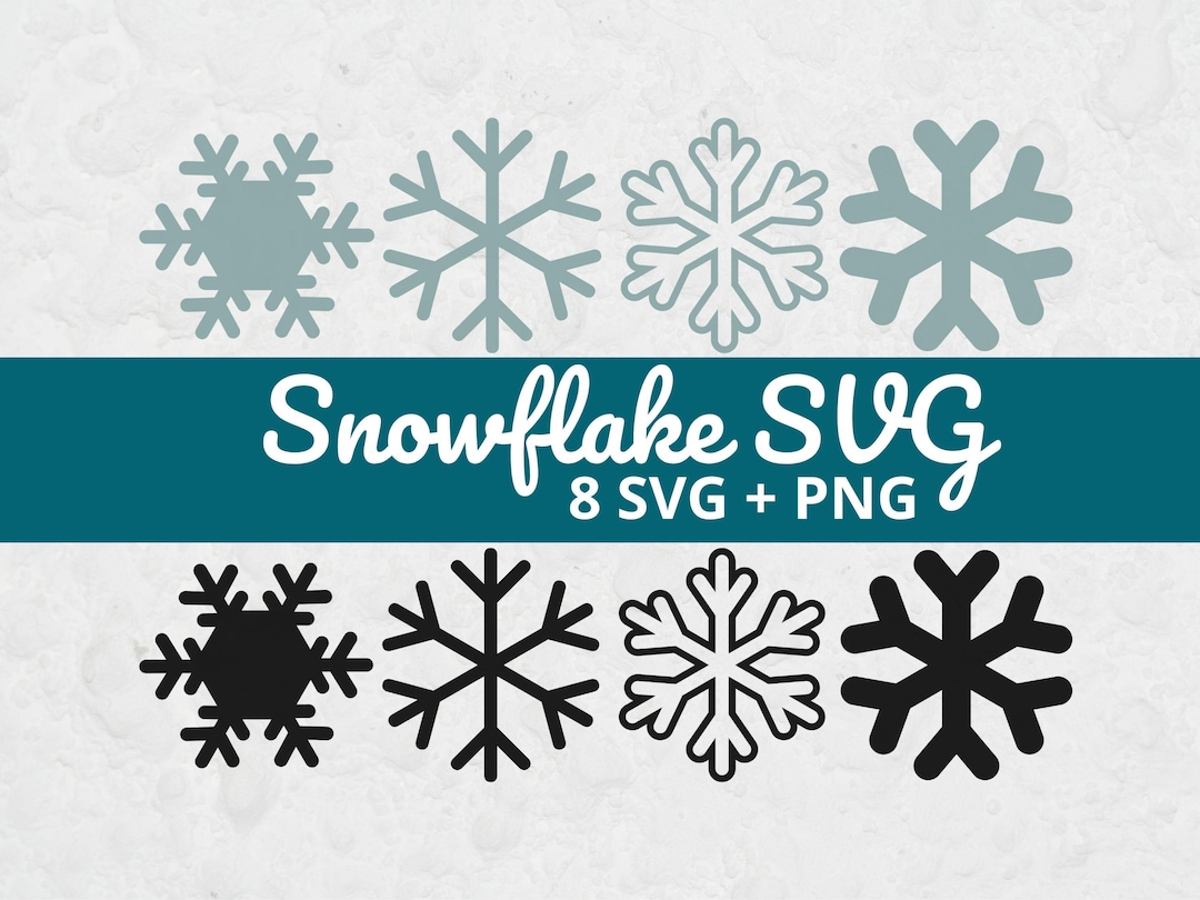 Snowflake SVG Bundle, Christmas Cut Files for Cricut, Winter Ornament ...