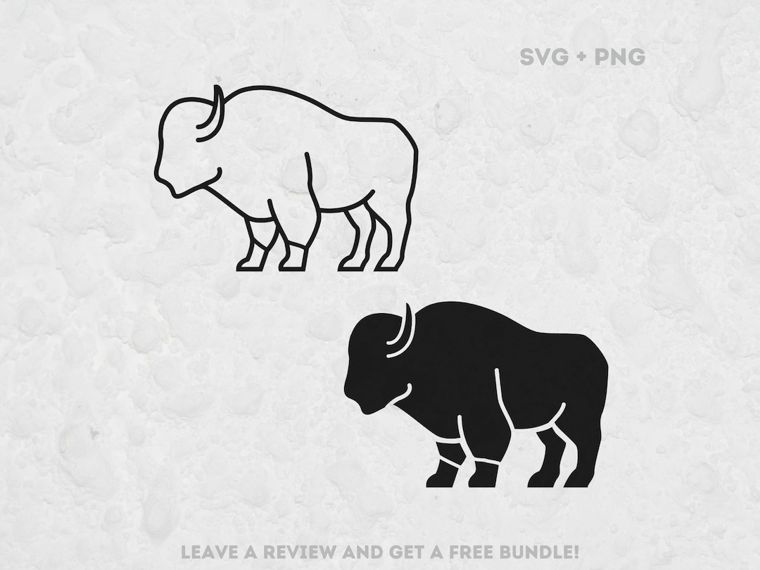 Bison SVG File, SVG Files for Cricut, Buffalo Svg, Bison Clipart, Bison ...