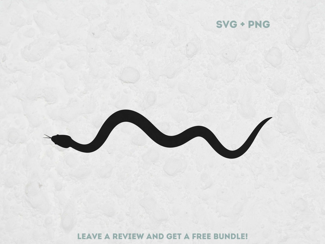 Snake Silhouette SVG, SVG Files for Cricut, Snake Svg, Snake Clipart ...