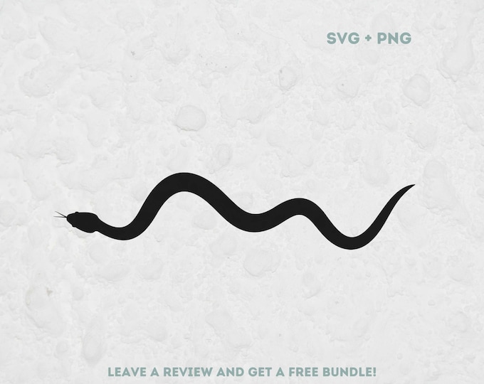 Snake Silhouette SVG, SVG Files for Cricut, Snake Svg, Snake Clipart ...