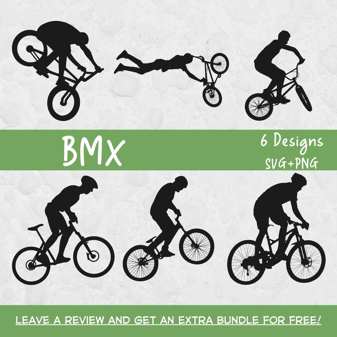 BMX Svg Bundle BMX Cut File Svg Files for Cricut Dirt Bike - Etsy Canada