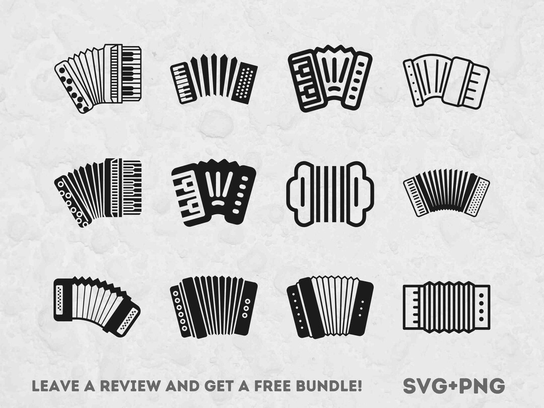 Accordion SVG, Svg Files for Cricut, Accordion Clipart, Music Svg ...