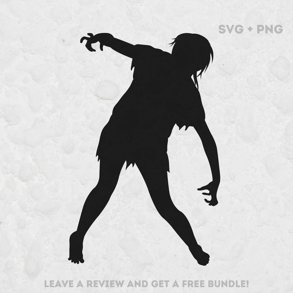 Female Zombie Svg - Etsy