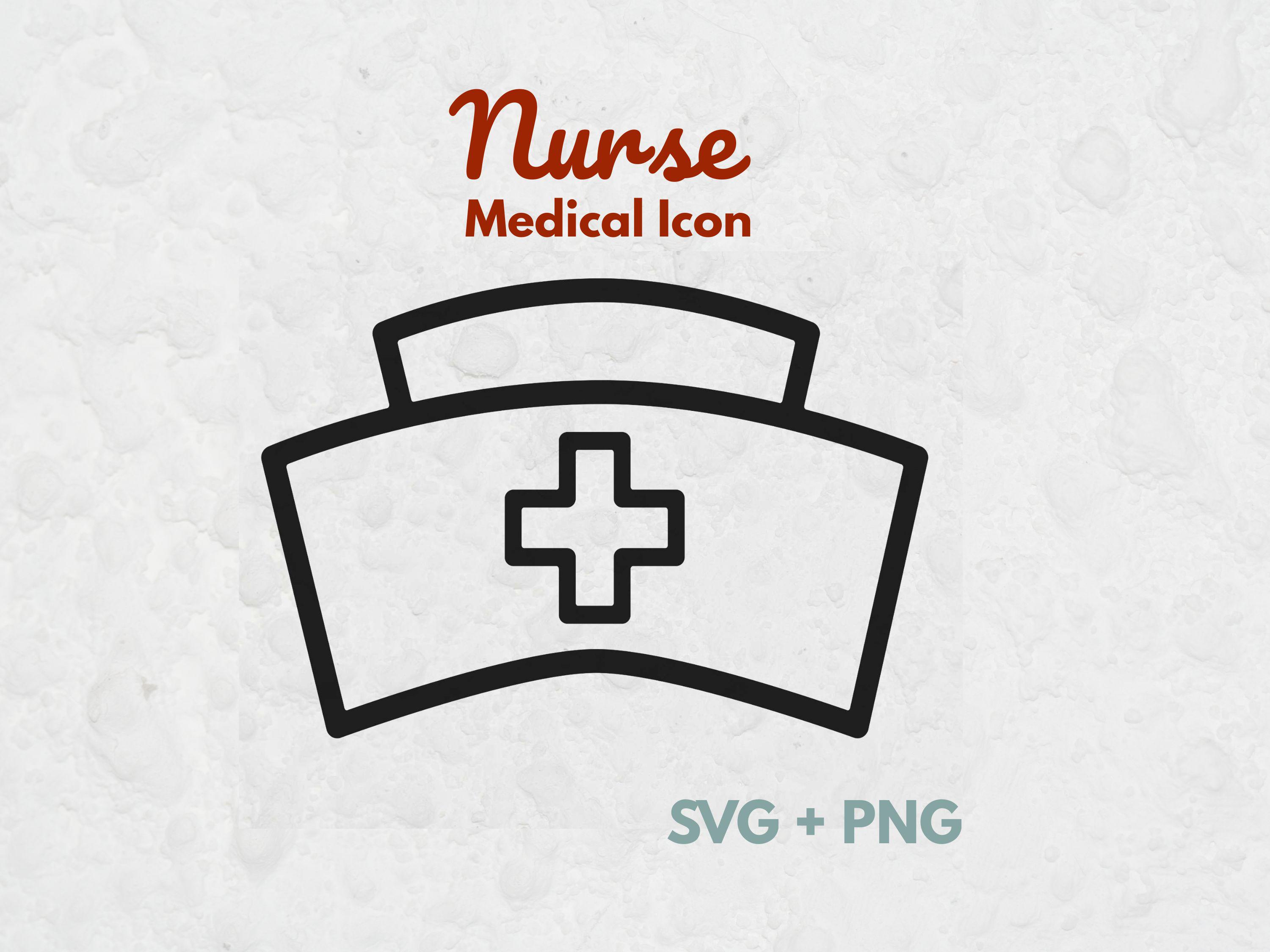 Nurse Hat SVG, Nurse Cap SVG, Medical SVG, Nurse Symbol Cut File, Nurse ...