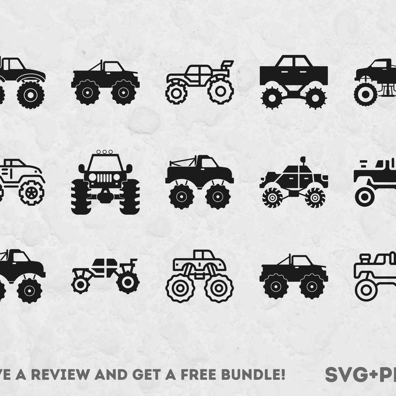 Monster Truck Svg - Etsy