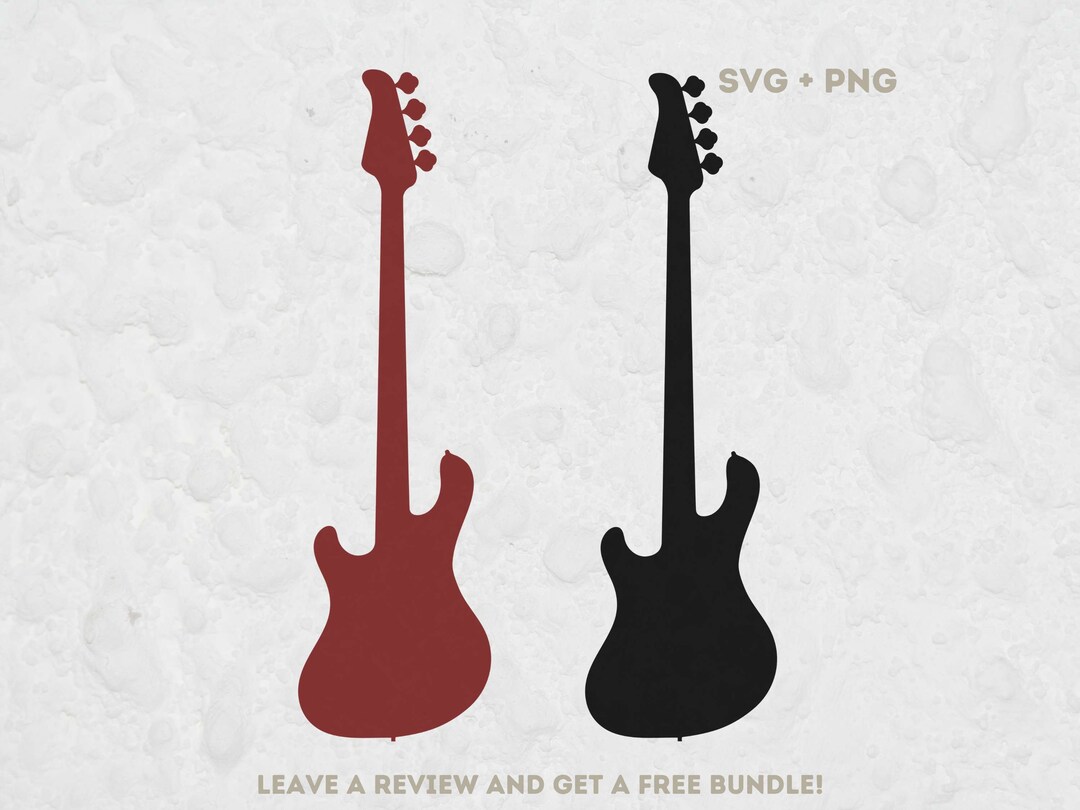 Bass Guitar Svg Png, SVG Files for Cricut, Bass SVG, Bass Clipart, Bass ...