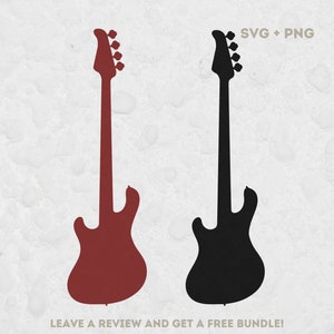 Bass Guitar Svg Png, SVG Files for Cricut, Bass SVG, Bass Clipart, Bass ...