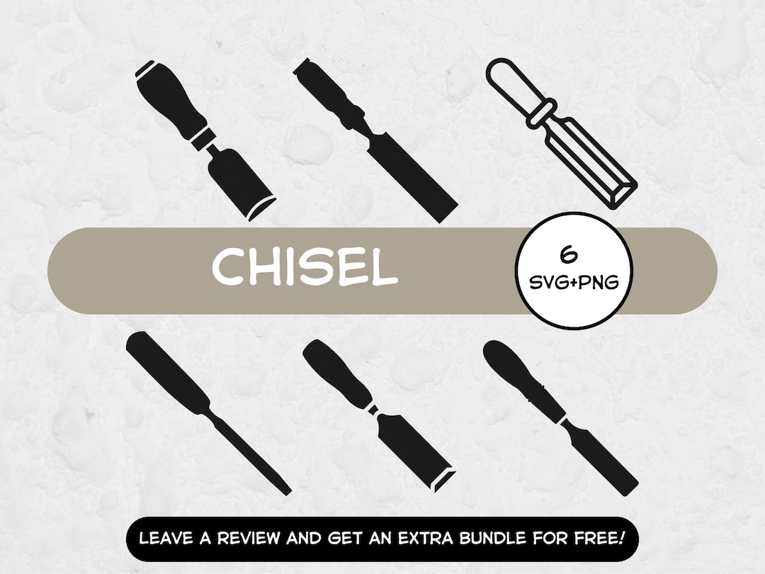 Chisel SVG, Svg Files for Cricut, Tool Clipart, Carving Svg, Cutting ...