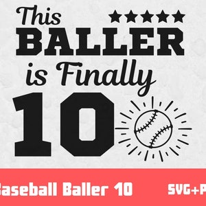 Double Digits SVG, SVG Files for Cricut, Baseball Svg, Birthday Svg ...