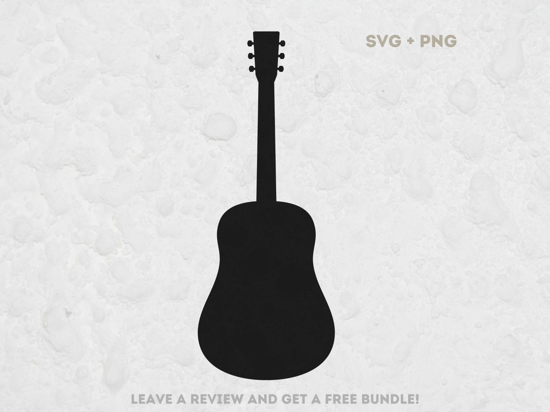 Guitar SVG, Svg Files for Cricut, Acoustic Guitar Svg, Guitar Clipart ...