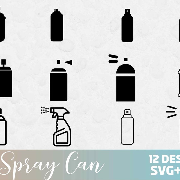 Graffiti Spray Can Svg - Etsy