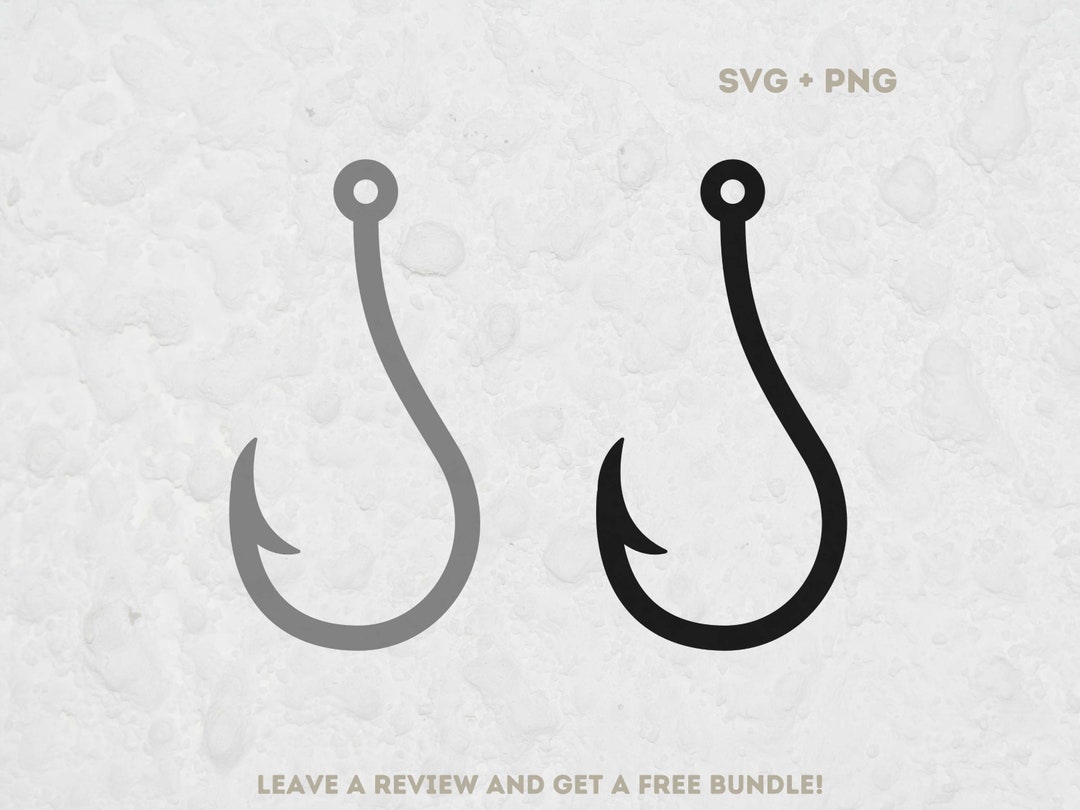 Fishing Hook Svg, SVG Files for Cricut, Fishing Clipart, Fish SVG ...
