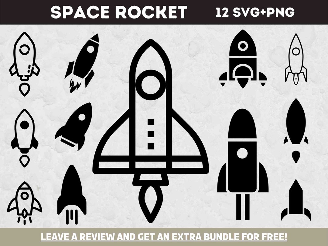 Space Rocket SVG, SVG Files for Cricut, Rocket Clipart, Cricut Svg ...