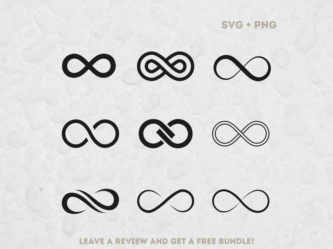 Infinity SVG Bundle, Svg Files for Cricut, Forever SVG, Endless Svg ...