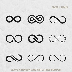 Infinity SVG Bundle, Svg Files for Cricut, Forever SVG, Endless Svg ...