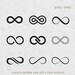 Infinity SVG Bundle, Svg Files for Cricut, Forever SVG, Endless Svg ...
