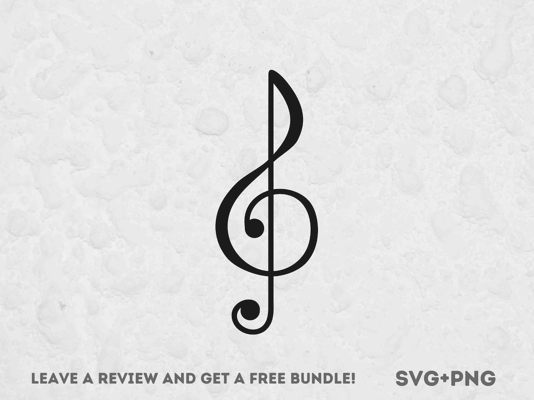 Treble Clef SVG, Svg Files for Cricut, Music Svg, Note Clipart, Music ...
