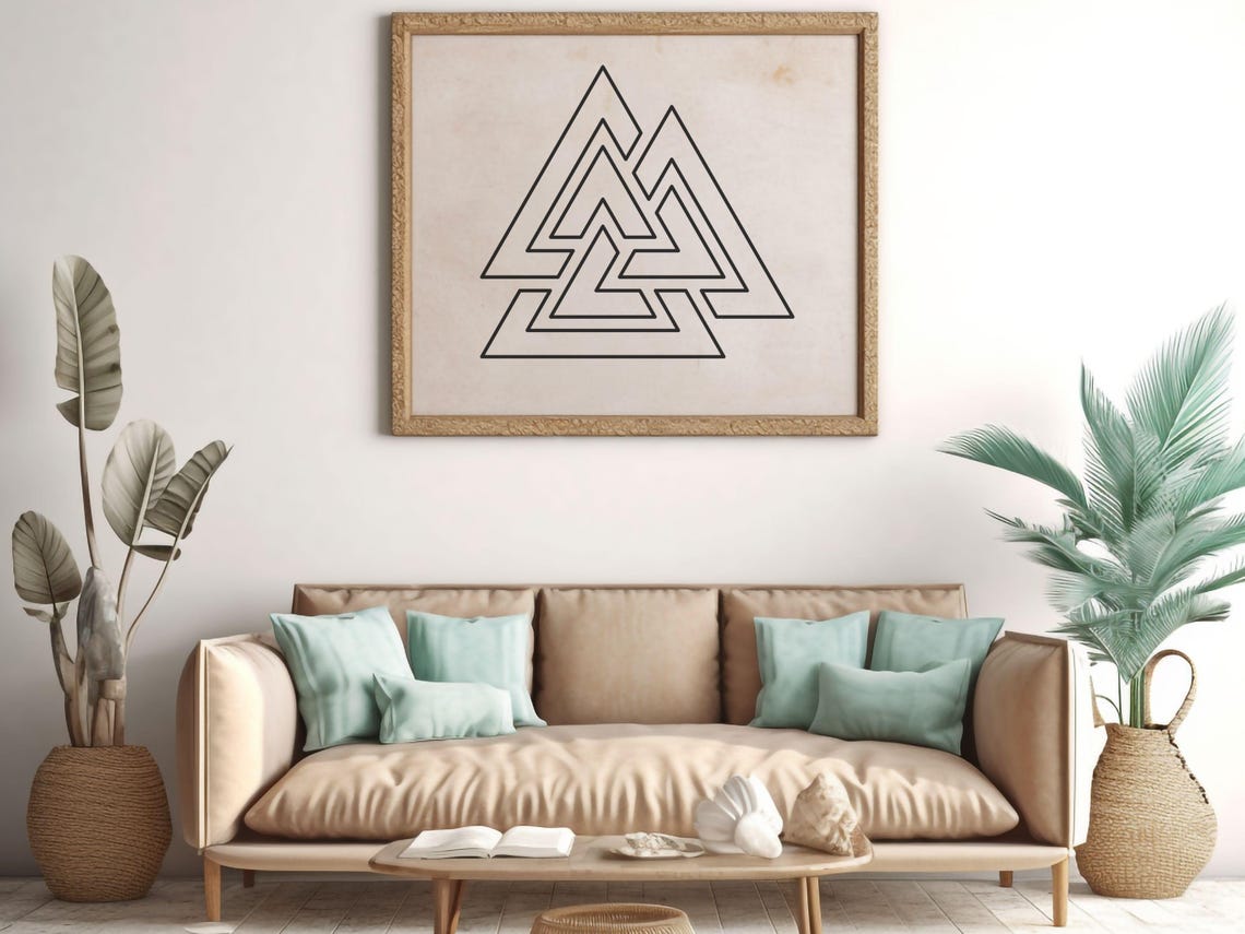 Valknut SVG Bundle, Svg Files for Cricut, Symbol Clipart, Knot SVG ...