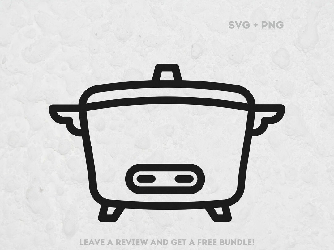 Rice Cooker Svg, Svg Files for Cricut, Kitchen Svg, Rice Clipart ...