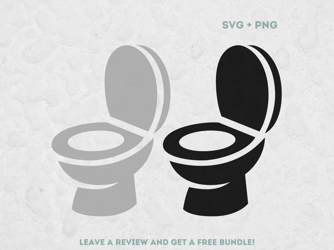 Toilet SVG, Svg Files for Cricut, Toilet Cut File, Bathroom Svg ...
