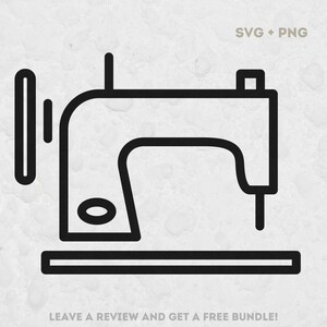 Sewing Machine Outline Svg Cut File, Svg Files for Cricut, Sew Clipart ...