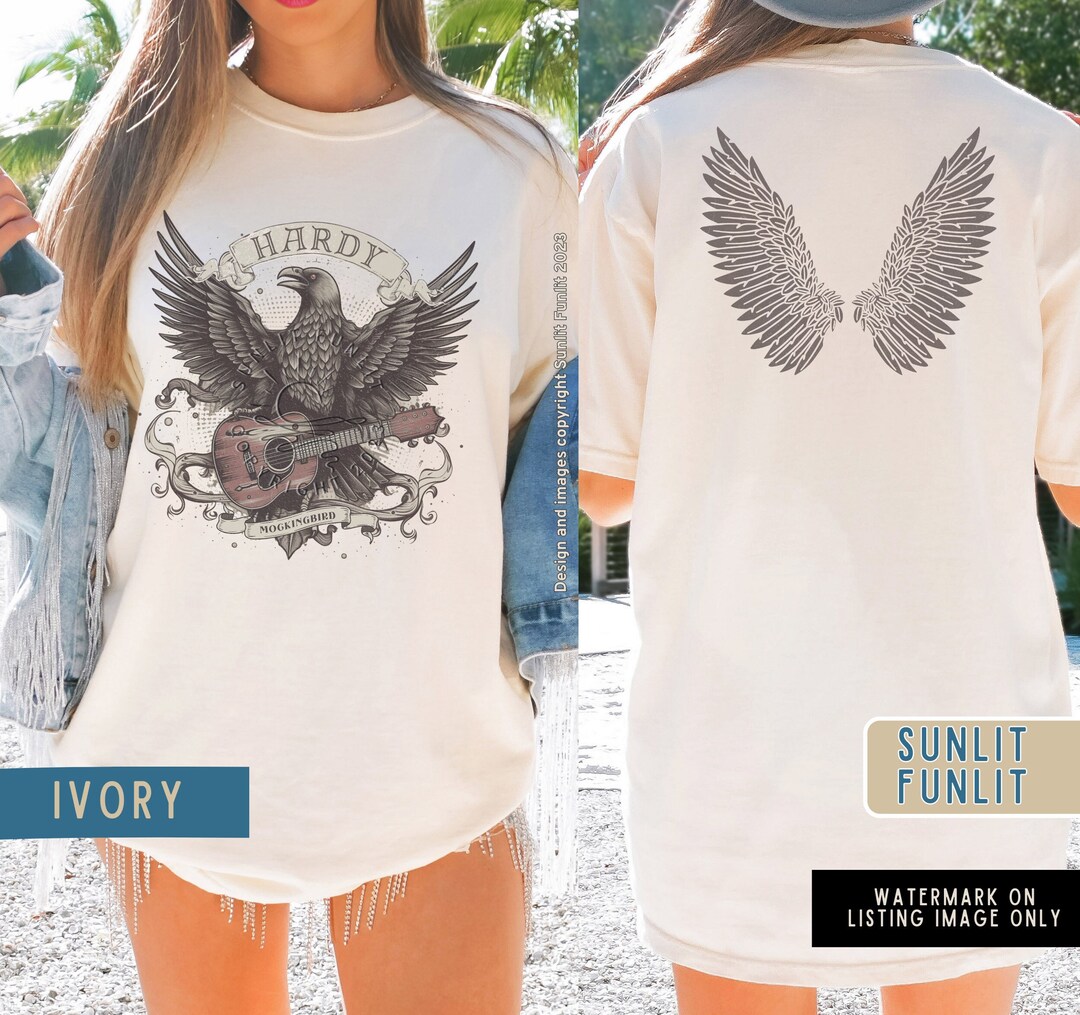 Hardy Shirt for Concert, Hardy Tshirt Mockingbird Crow, T Shirt Dresses ...