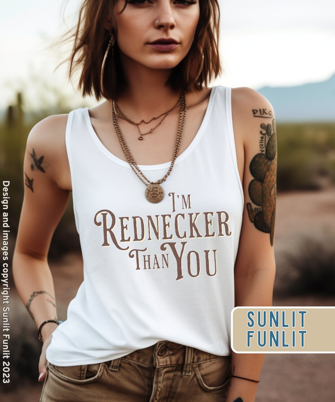 Hardy Shirt Rednecker Than You Rodeo Tank Top, Country Concert Tank ...
