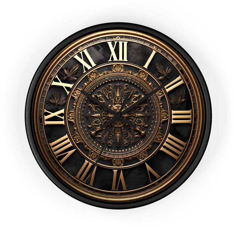 Classic Timeless Roman 10 Inch Wall Clock | Silent Mechanism | Classy ...