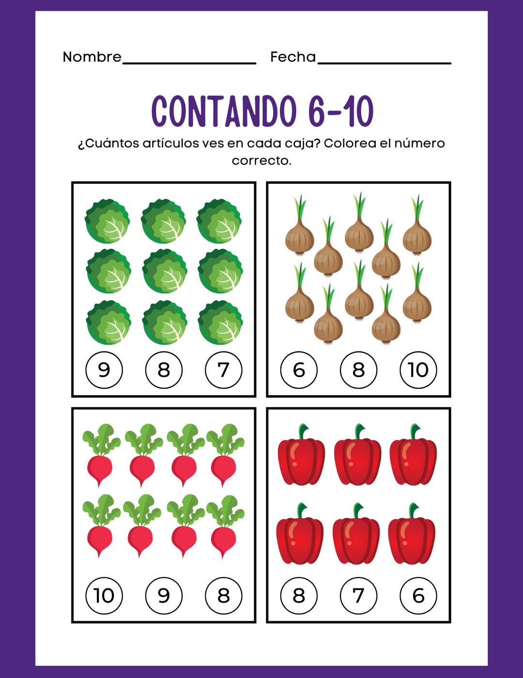 Counting 6-10 in Spanish, Math, Counting, Spanish, Mathematics, Fun ...