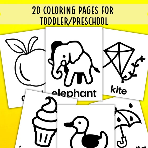 Coloring Pages For Toddlers Preschool And Kindergarten
