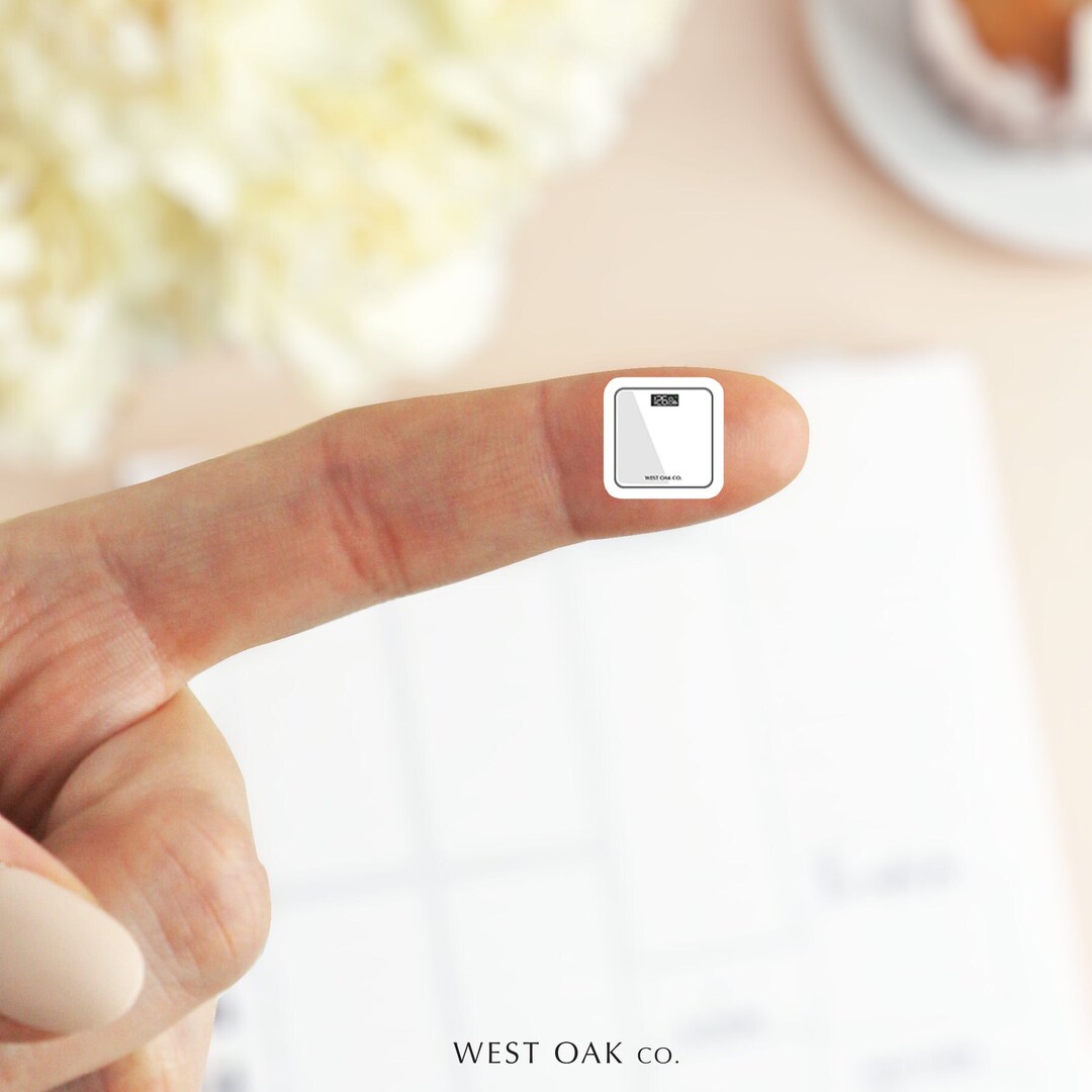 Scale Sticker Set Weight Scale Sticker Kit Sticker for - Etsy