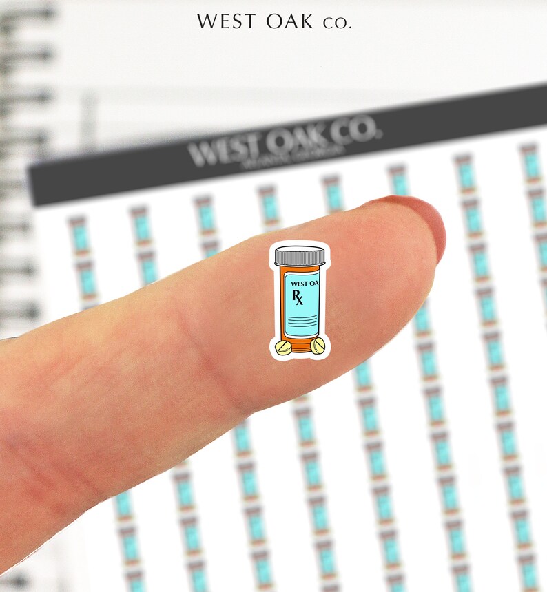 Medication Reminder Sticker Set Pill Reminder Sticker Kit Sticker for ...