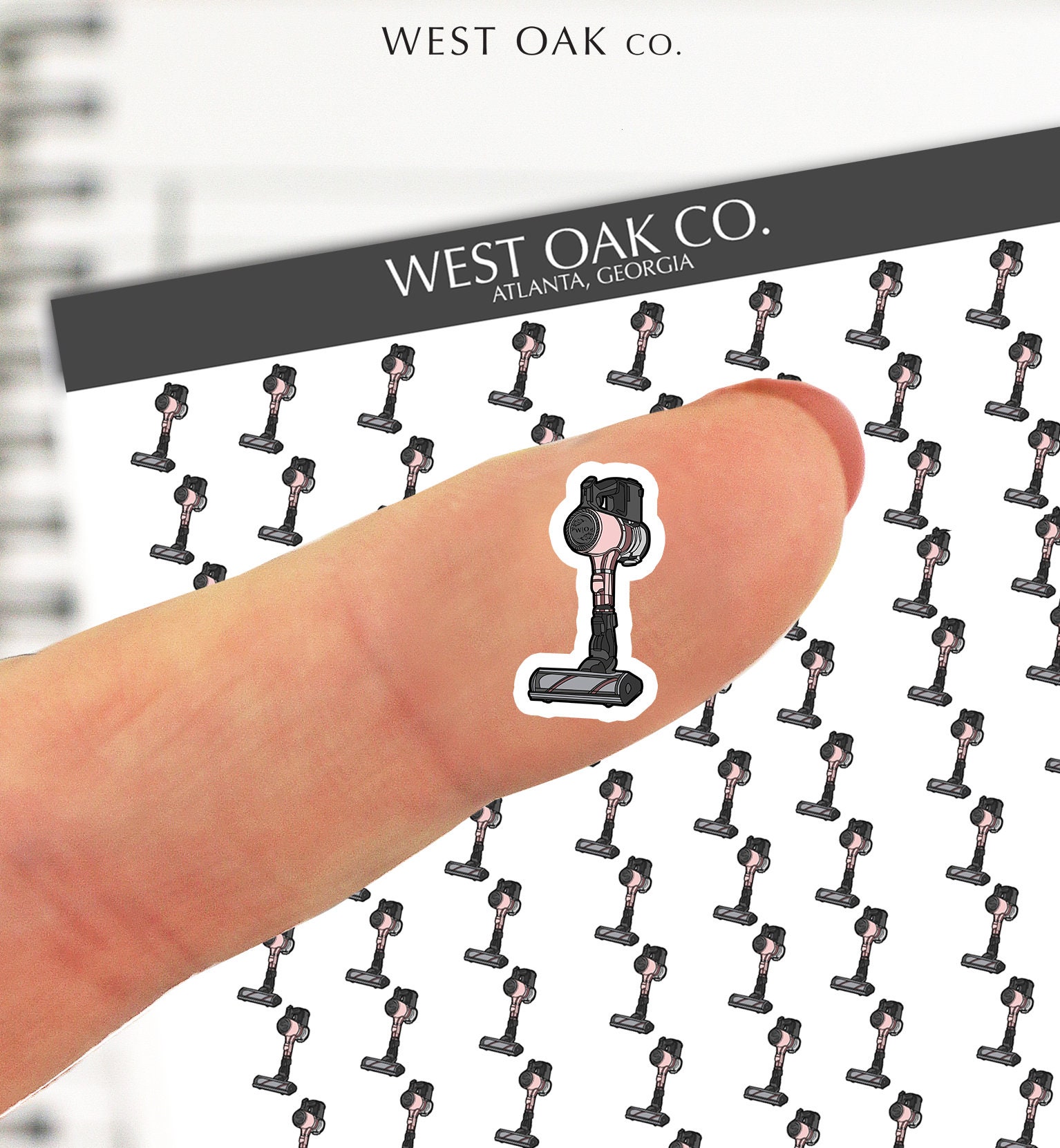 Stick Vaccum/vaccum Cleaner Sticker Set Clean Day Sticker - Etsy