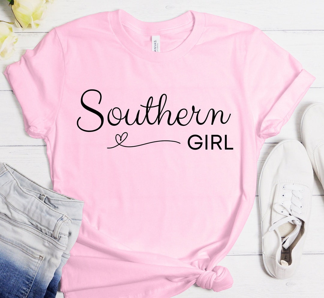 Southern Girl Tee Southern Shirt Womens Southern Tee Women's Graphic ...