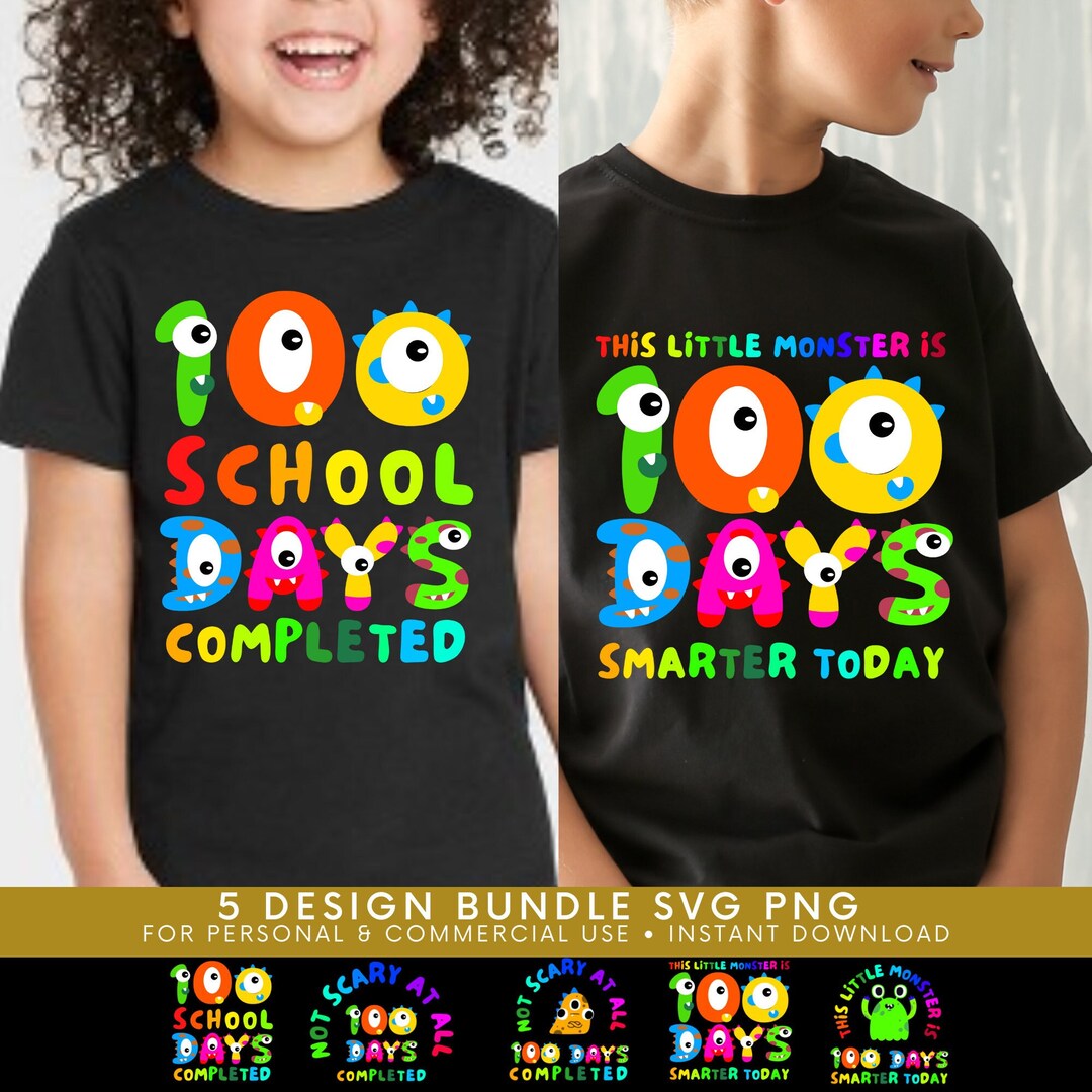 100 Days of School SVG, 100th Day of School Svg, 100 Days of School PNG ...