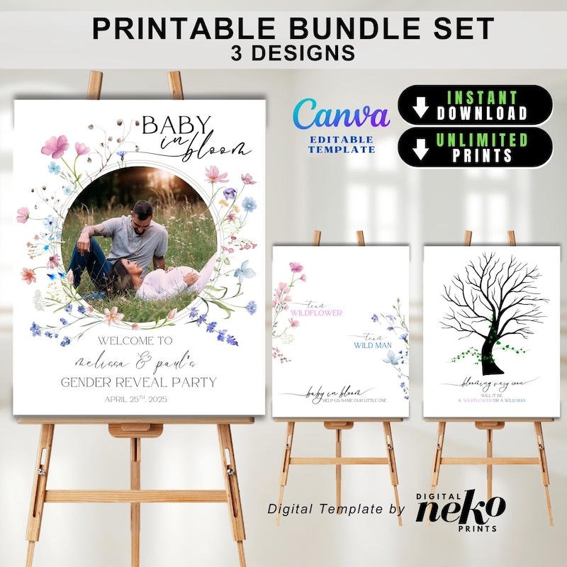 Gender reveal tree - Etsy España