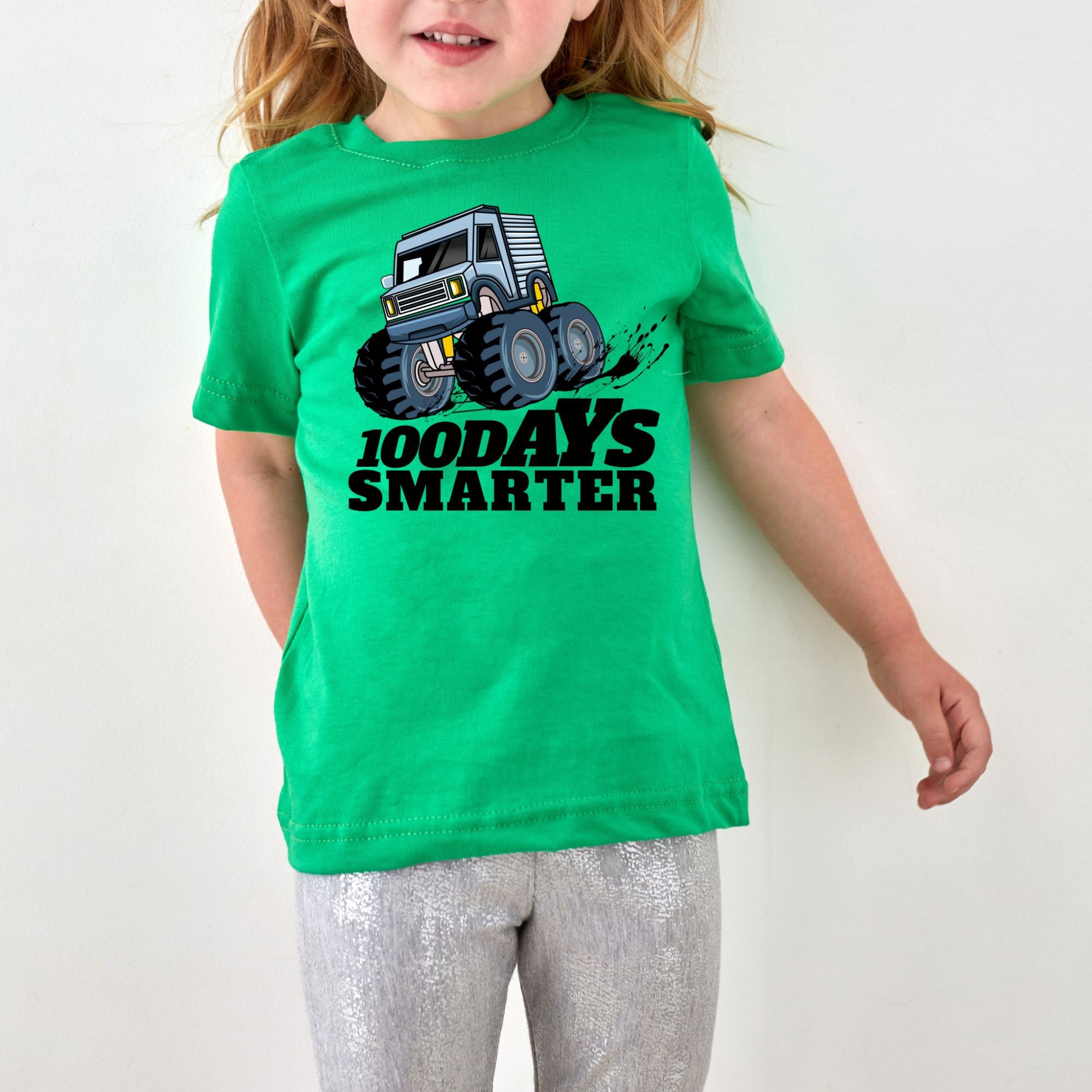 100 Days of School PNG Svg Boy, Monster Truck Svg, 100th Day of School ...