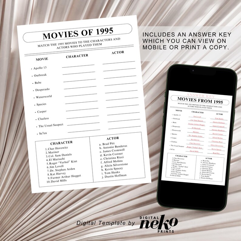 30th Printable Games Set, 10 Modern Minimalist Birthday Games Printable ...