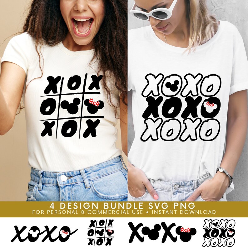 XOXO SVG Bundle, Valentines Day Svg, Sweetheart Svg, Happiest Place on ...