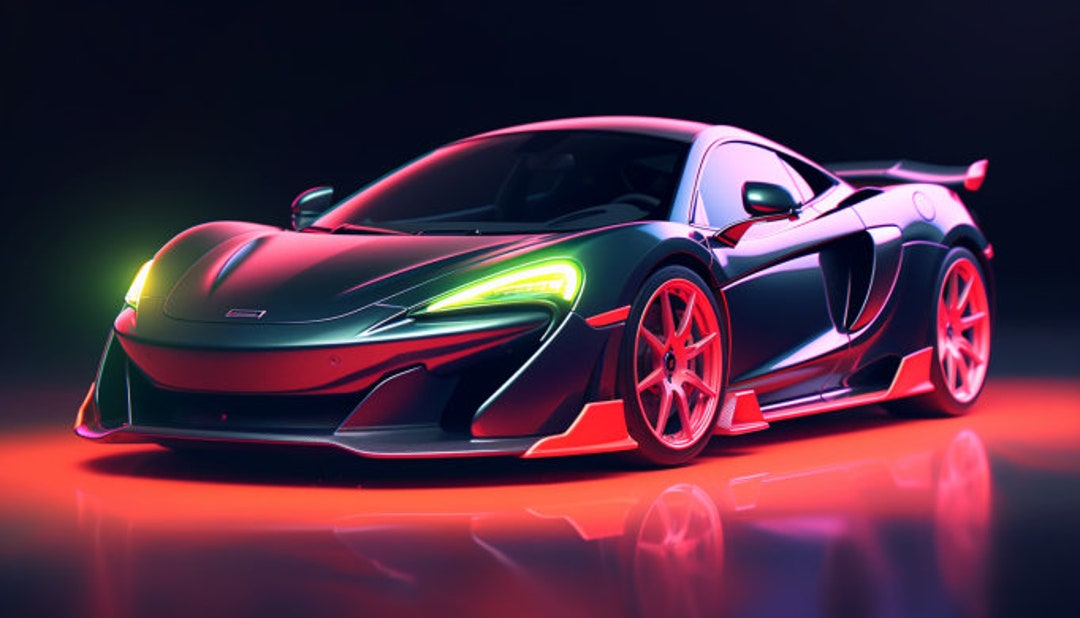 Neon Mclaren 765LT - Etsy