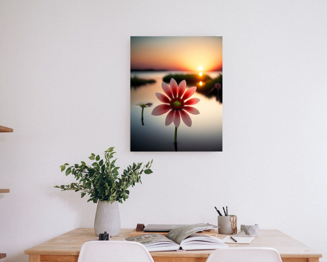 Flower in a Water - Etsy