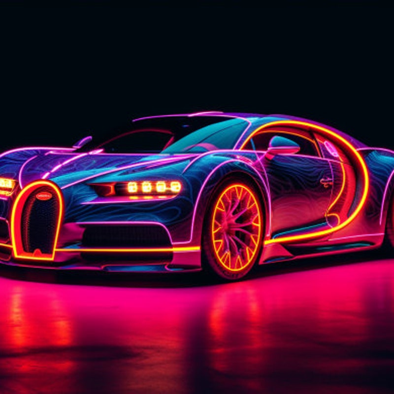 Bugatti Neon - Etsy