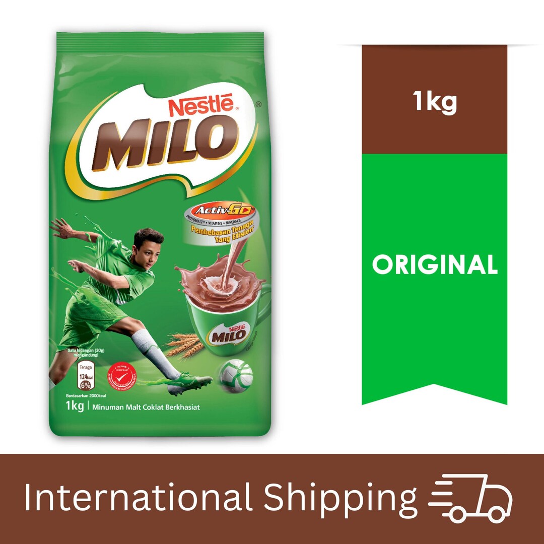 MILO Nestle Activ-go Chocolate Malt Powder | Energy Drink | Hot Chocolate | Cocoa Drink ...