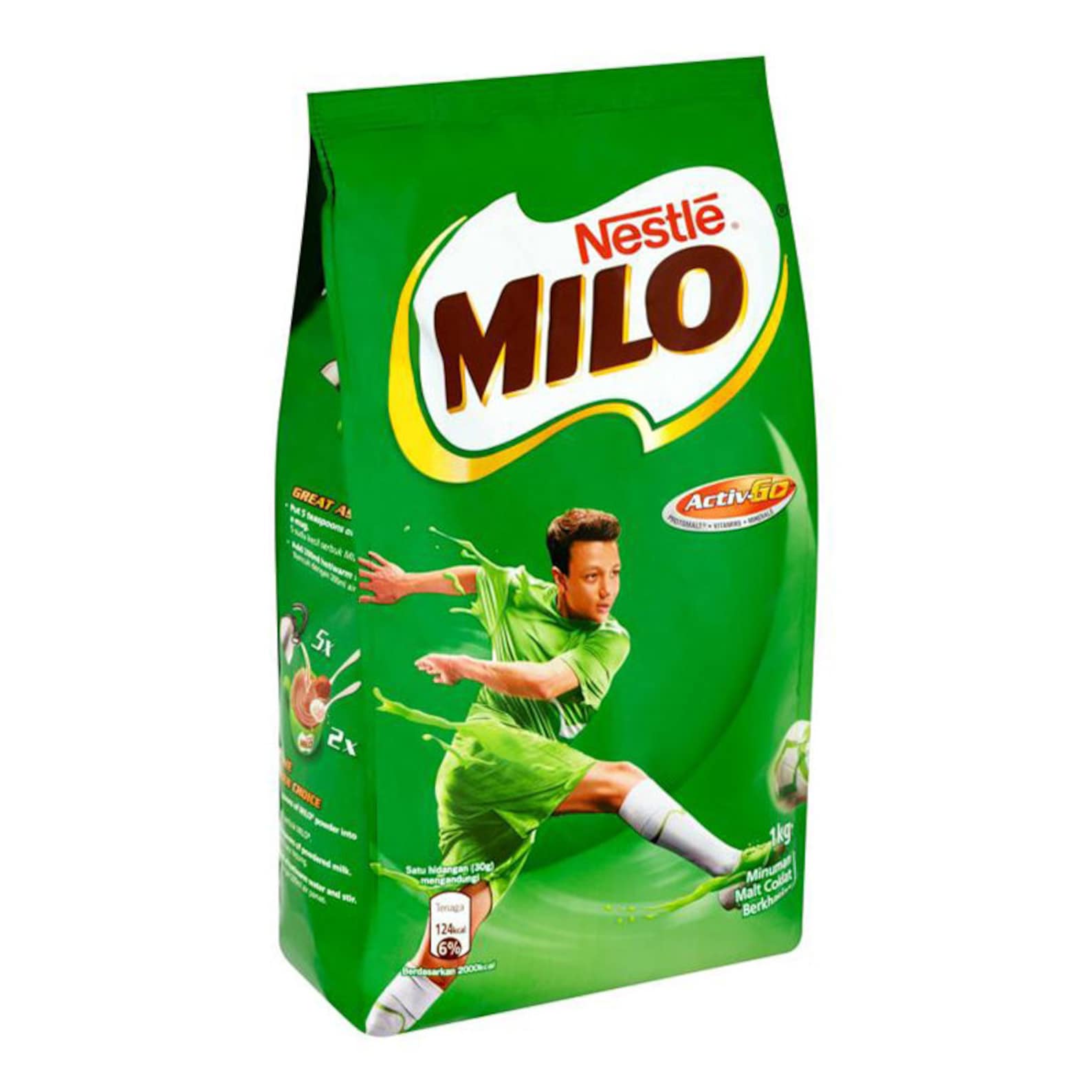 MILO Nestle Activ-go Chocolate Malt Powder | Energy Drink | Hot Chocolate | Cocoa Drink ...