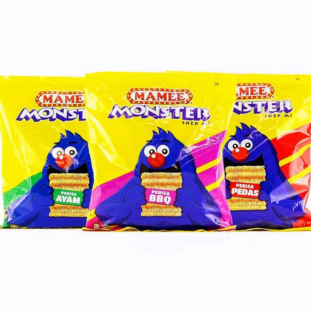 Mamee Malaysia Family Pack Mamee Monster Chicken BBQ Spicy Pedas ...