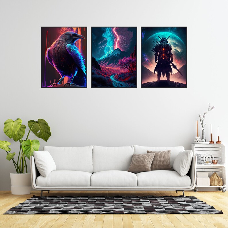 Red Eyed Raven PRINTABLE ART Raven Print Instant Download Wildlife ...