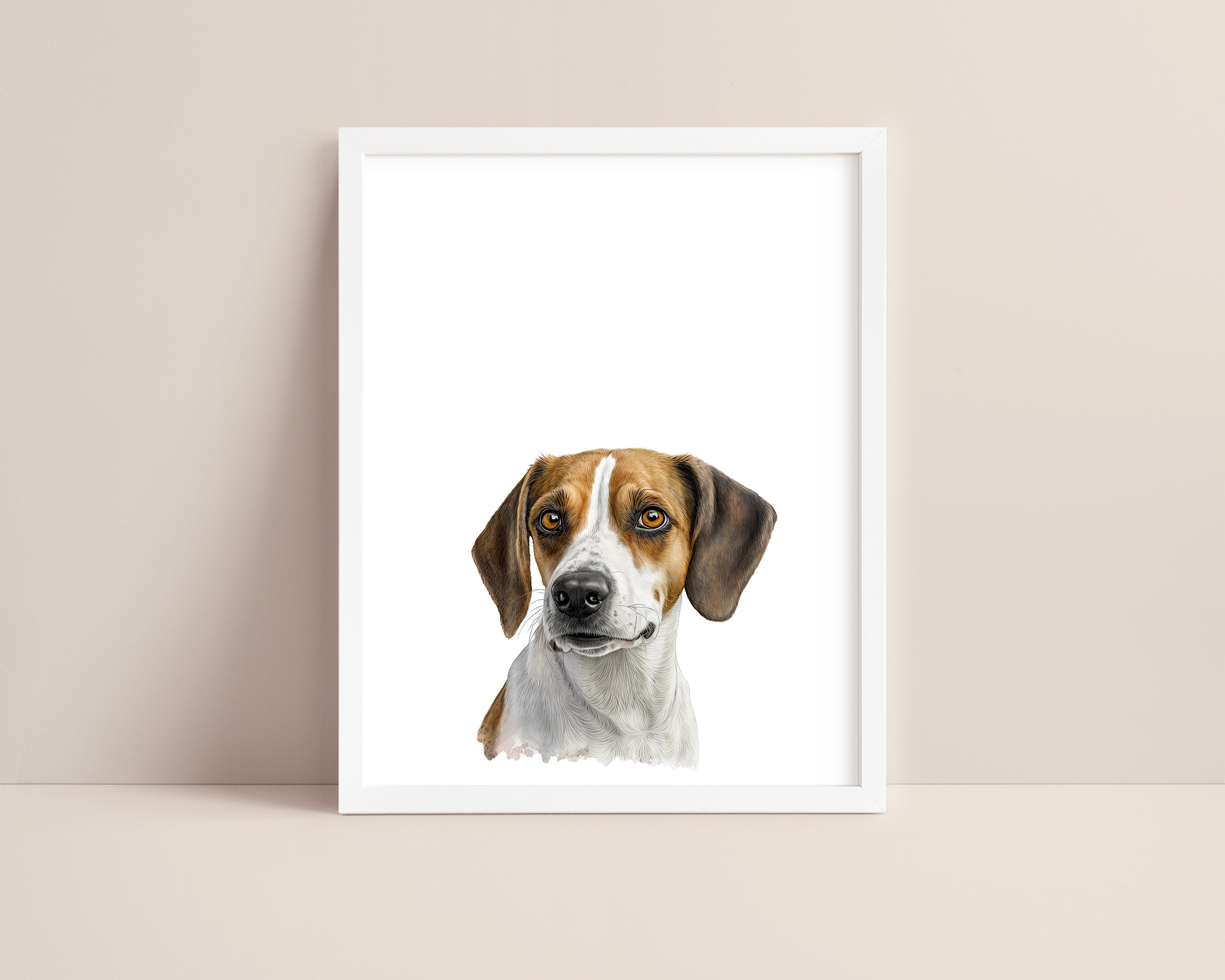 Beagle Art - Baby Beagle Nursery Print - Baby Dog Print - Beagle ...