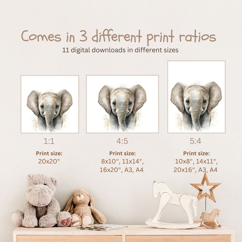 Sheep Art - Baby Sheep Nursery Print - Baby Animal Print - Sheep ...